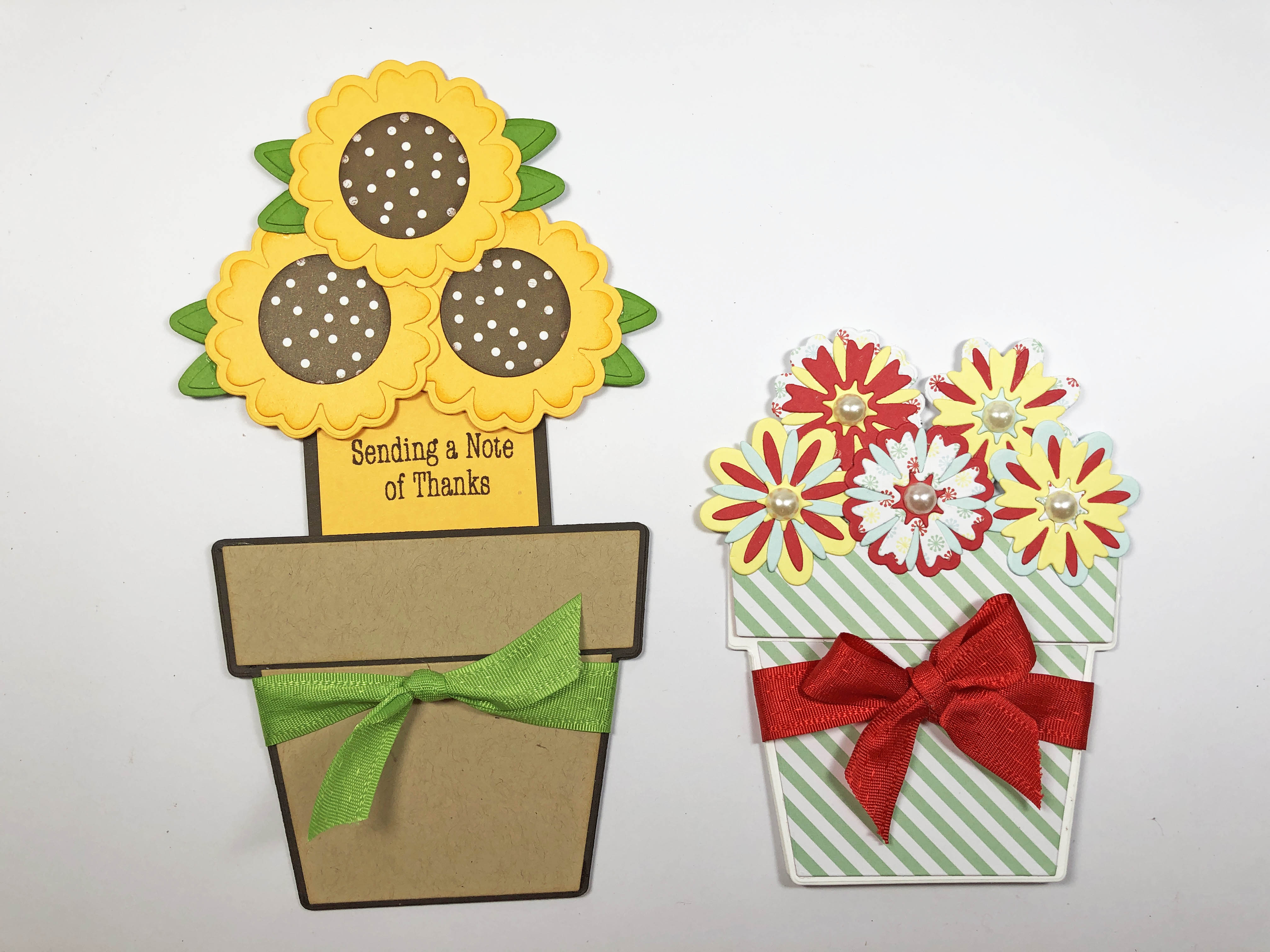 Flower Pot Fold-It – 2 Cards – Lisa Mears Designs