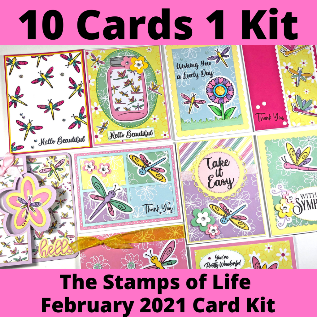 The Stamps of Life February 2021 Card Kit – 10 Cards 1 Kit – Lisa Mears ...