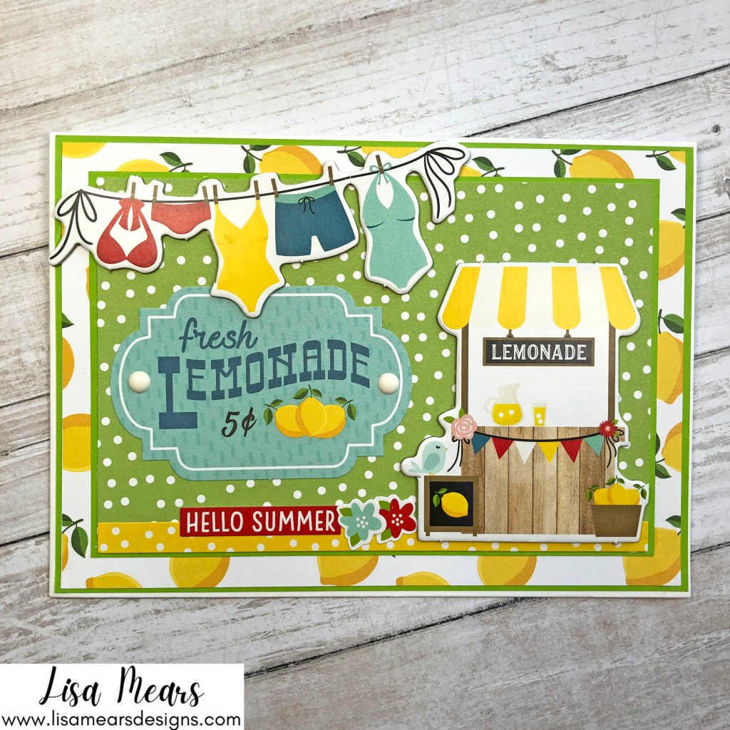 20 Cards | Echo Park | A Slice of Summer Collection – Lisa Mears Designs