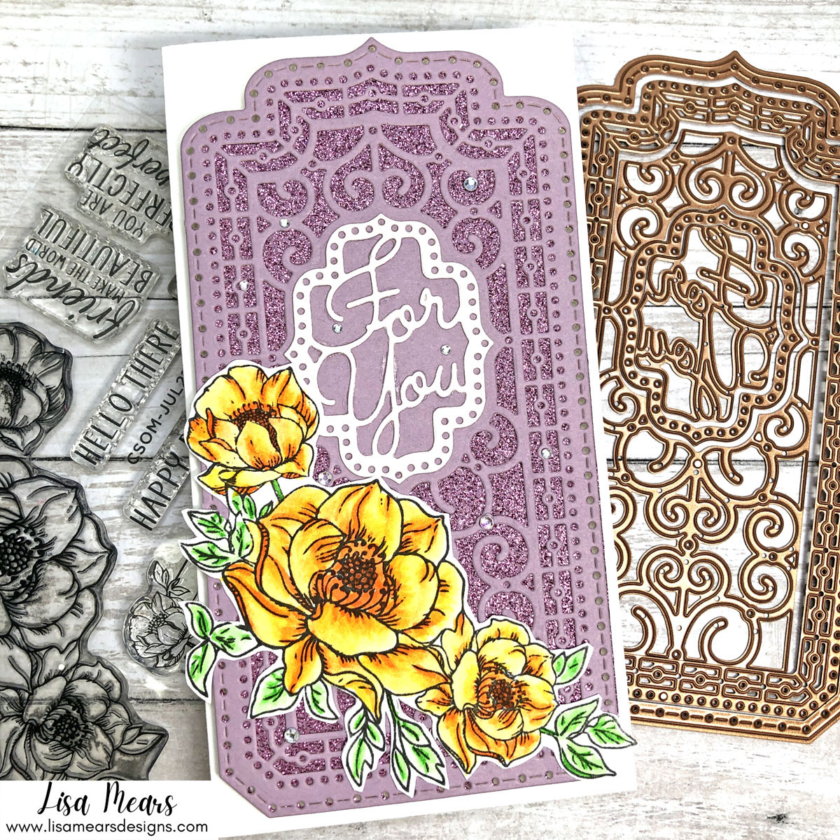 Spellbinders Clear Stamp & Small Die of the Month – July 2021 – Lisa ...