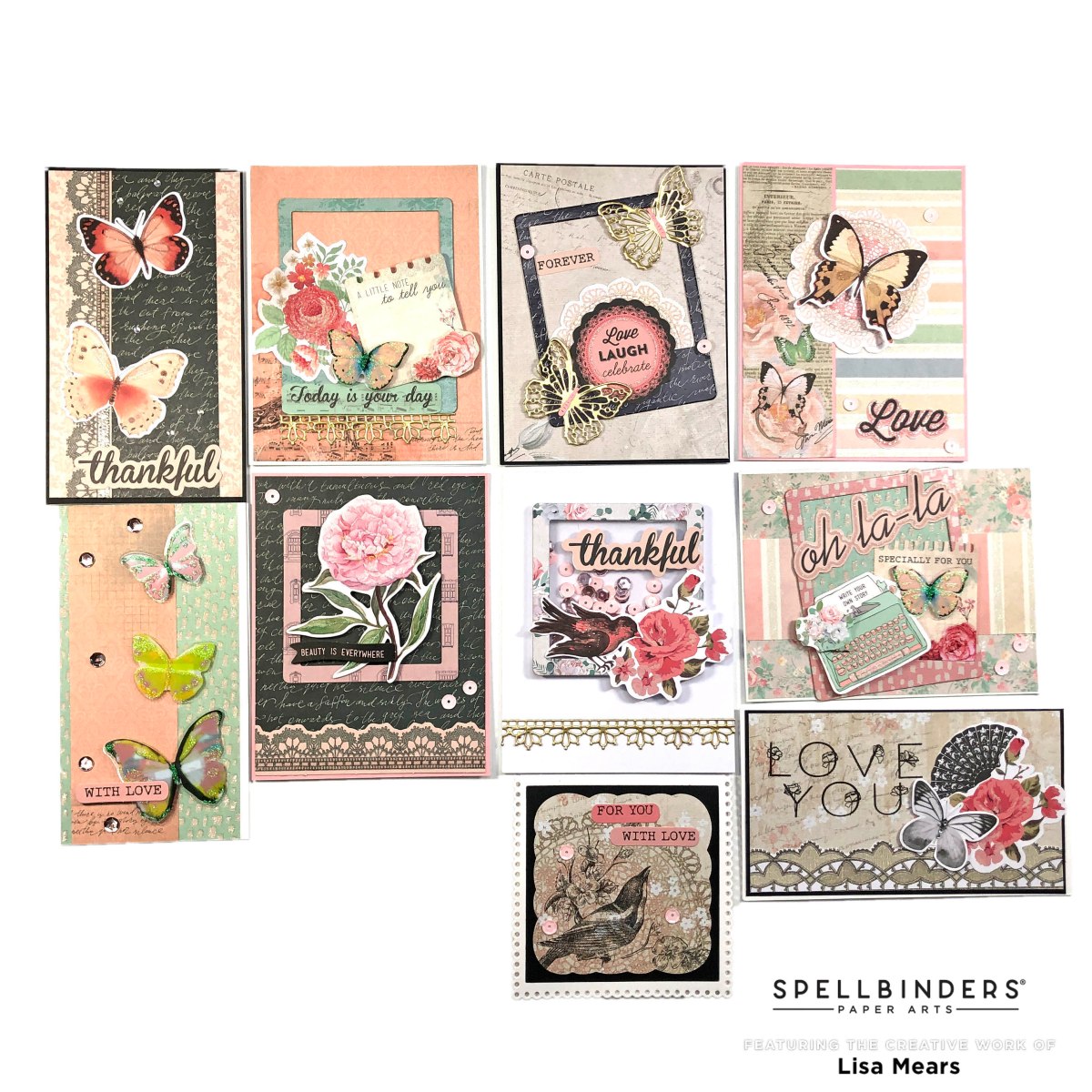 Spellbinders Card Kit – December 2021 – 10 Cards 1 Kit – Beauty is ...