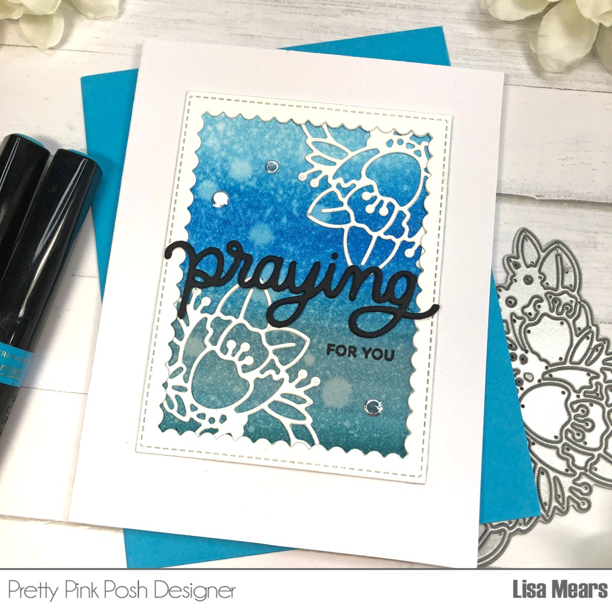 Clean and Simple Watercoloring with Spectrum Noir Sparkle Pens – Lisa ...