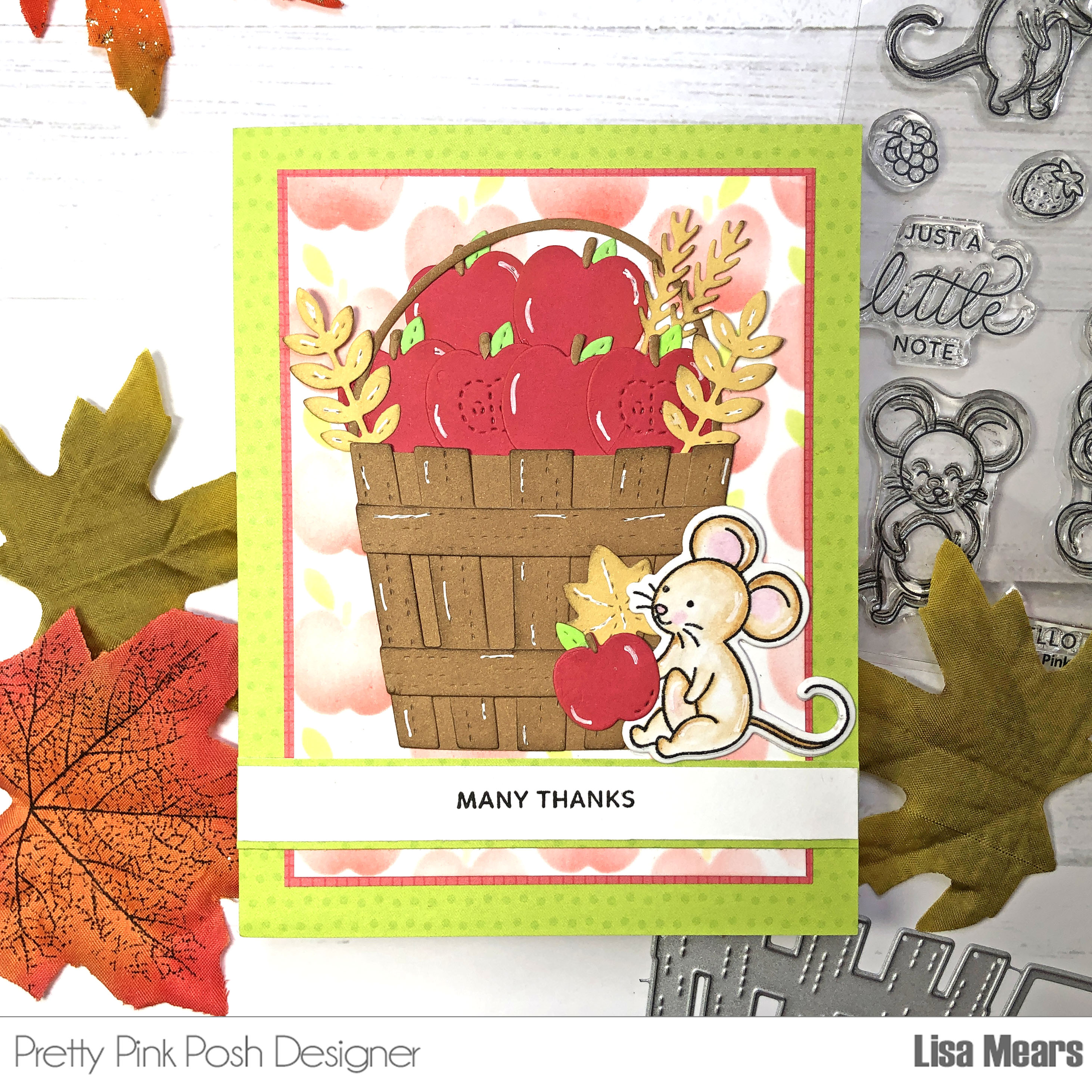 2 Fall Cards | Fall Basket Cards – Lisa Mears Designs