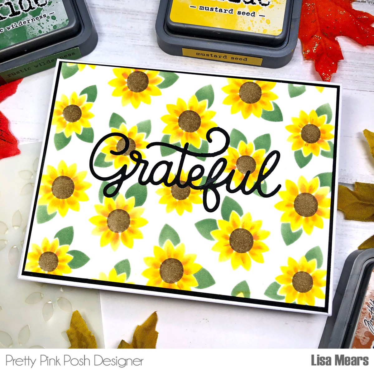 Sunflower Cards | Pretty Pink Posh Fall Release & Blog Hop – Lisa Mears ...