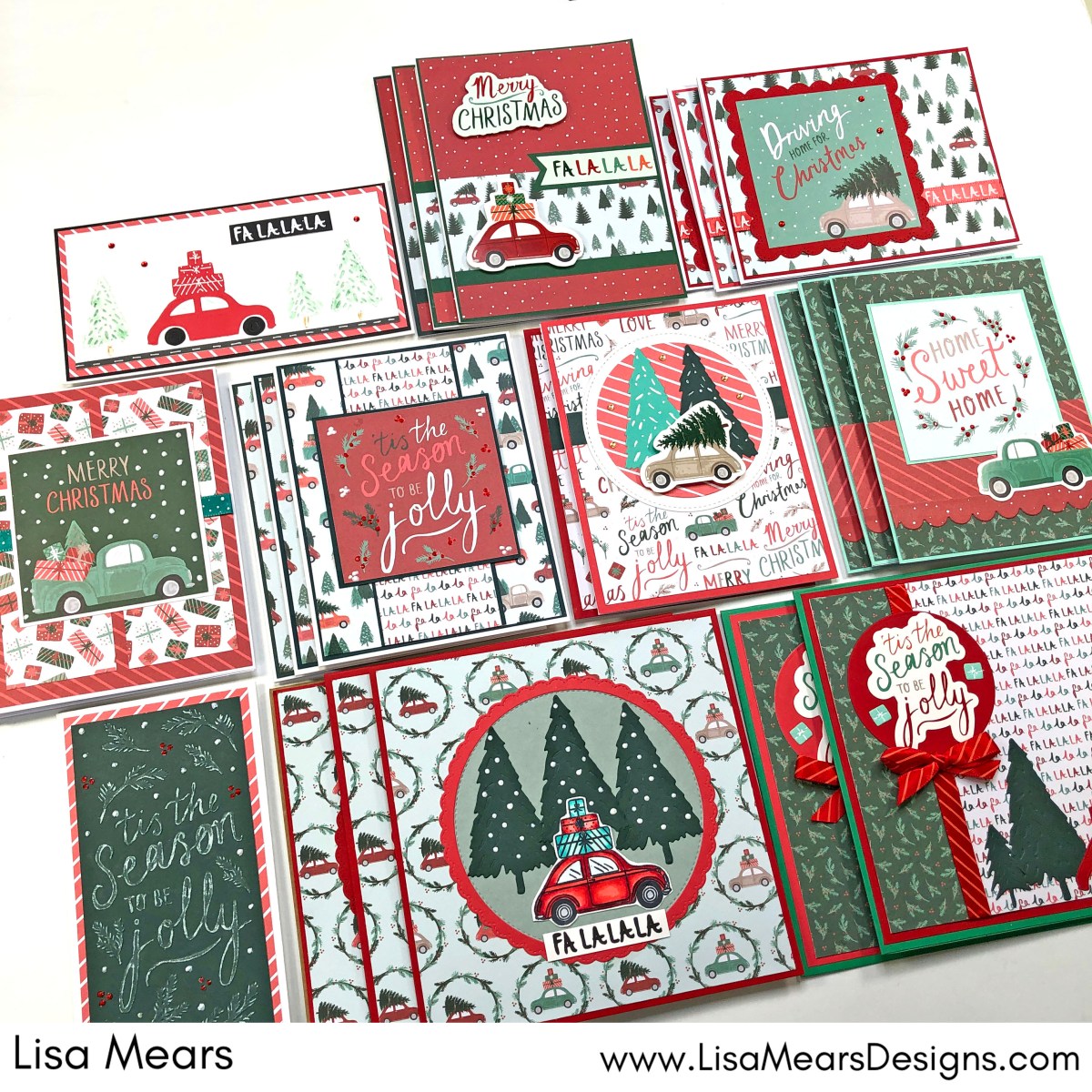 26 Christmas Cards | Violet Studio Christmas Cardmaking Kits – Lisa ...