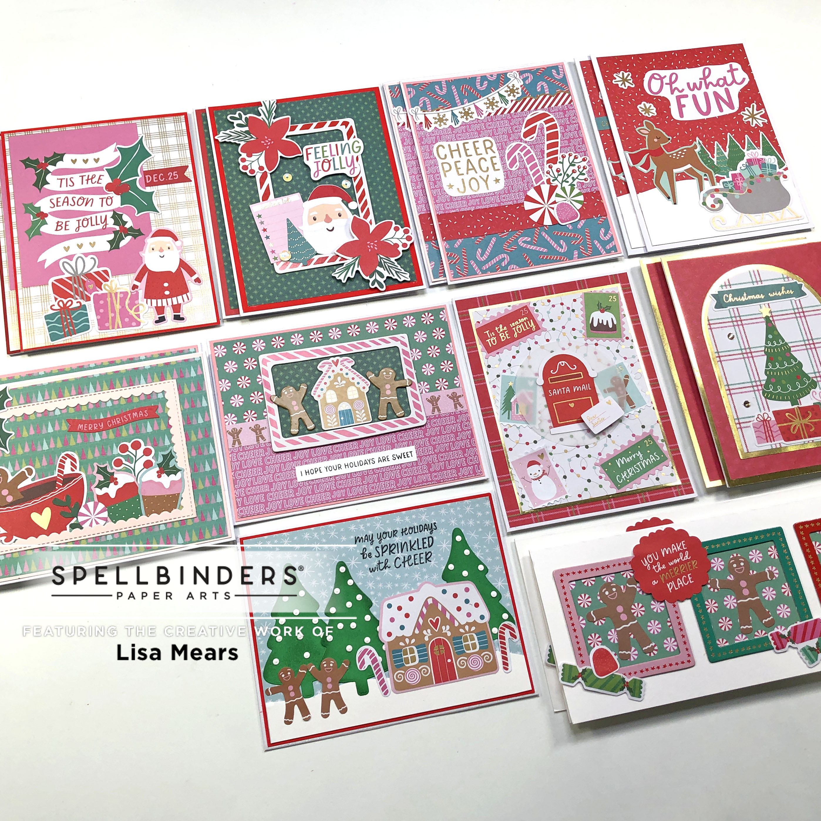 Spellbinders Card Kit – October 2022 – 17 Christmas Cards – Oh What Fun ...