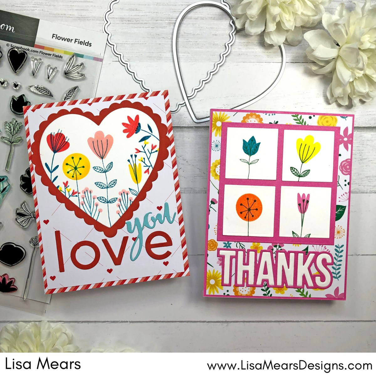 Easy Layered Stamping | Flower Fields – Lisa Mears Designs