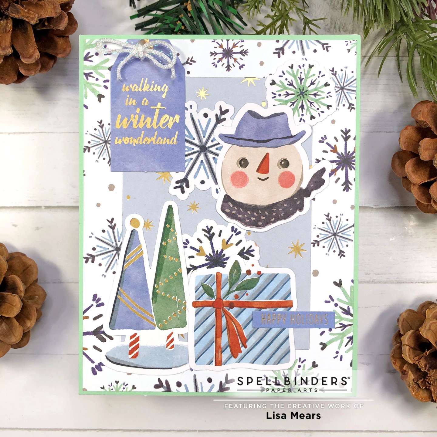 Spellbinders Winter Wonderland Collection – 10 Cards – Lisa Mears Designs