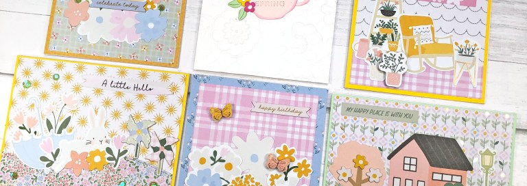 Spellbinders Card Kit – February 2023 – Spring Delight – 6 Cards – Lisa ...