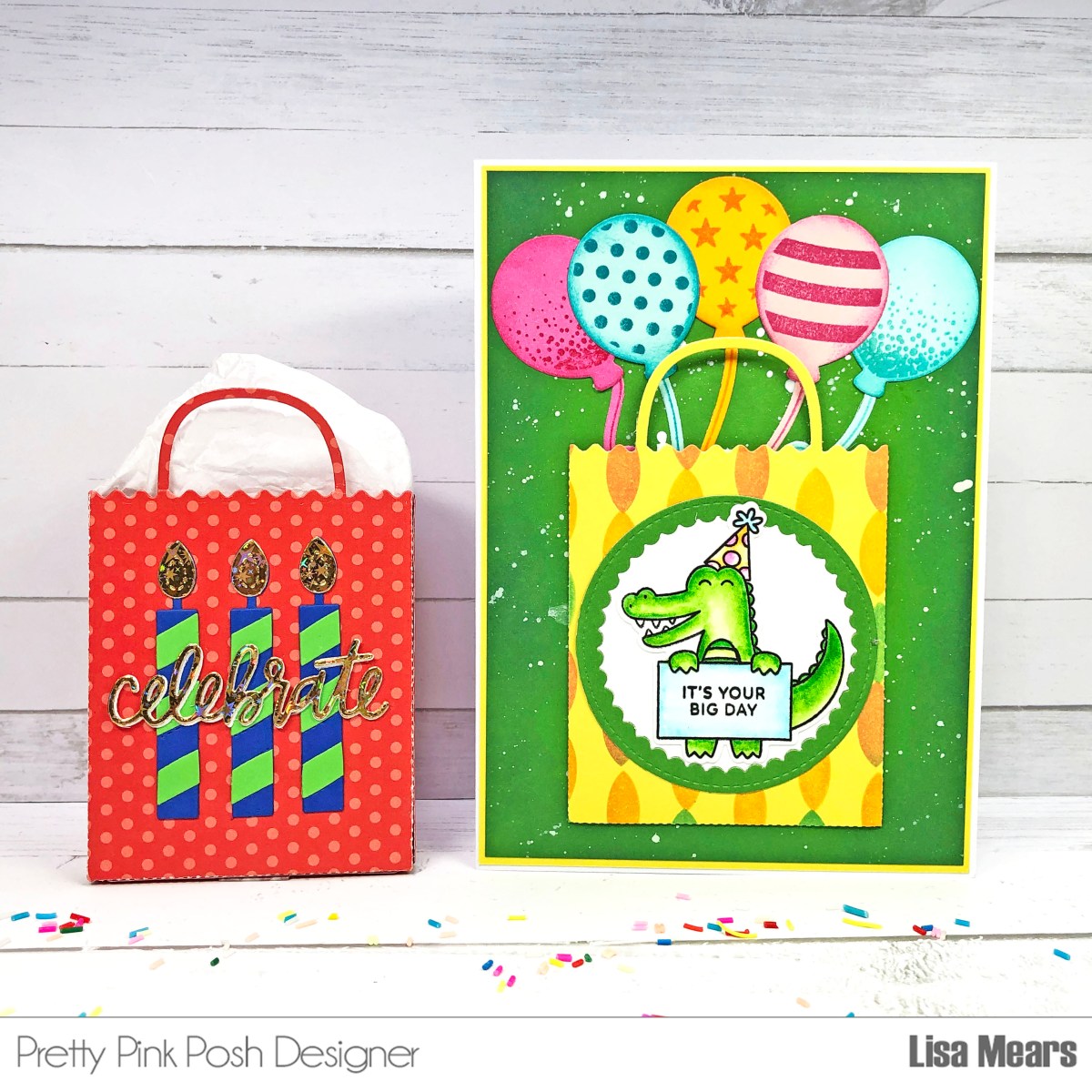 2 Ways to Use the Gift Card Bag Die Set | Pretty Pink Posh – Lisa Mears ...