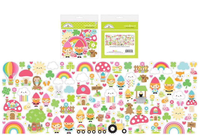 12 Cards | Doodlebug Design – Over the Rainbow Collection – Lisa Mears ...