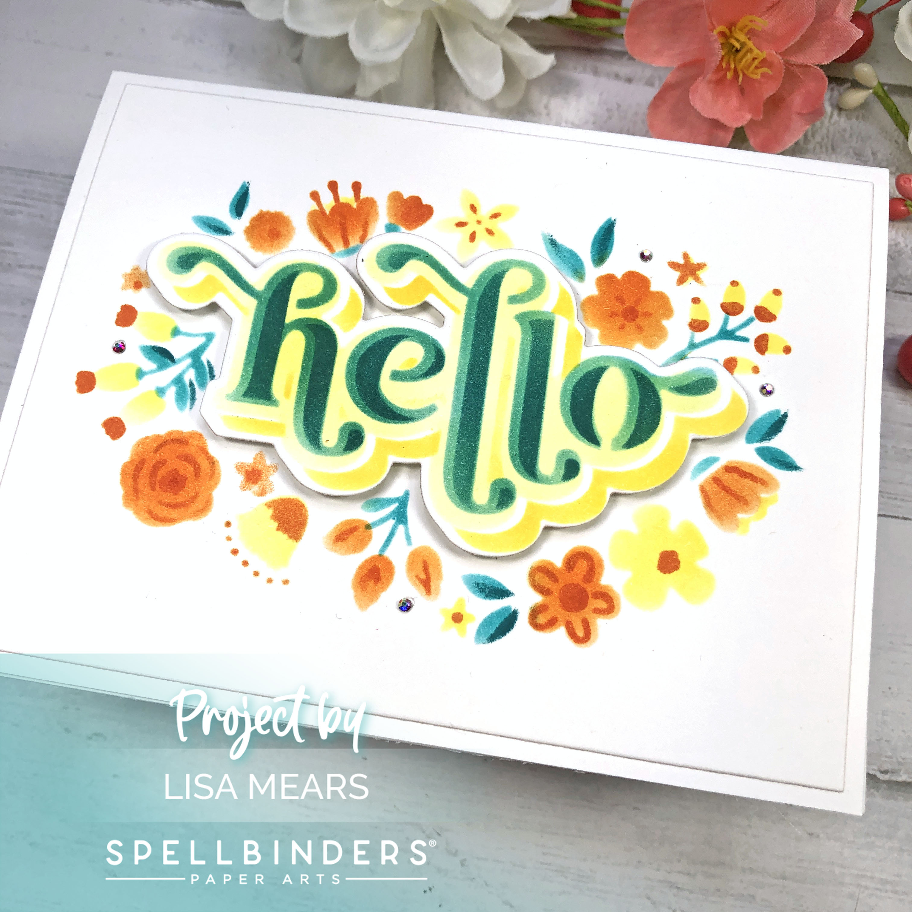 Layered Stencil Greetings | Spellbinders – Lisa Mears Designs