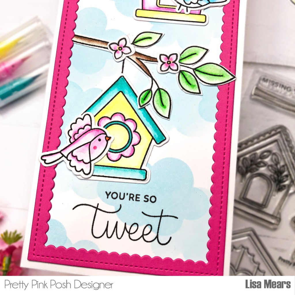Birdhouse Cards | Pretty Pink Posh Blog Hop – Lisa Mears Designs