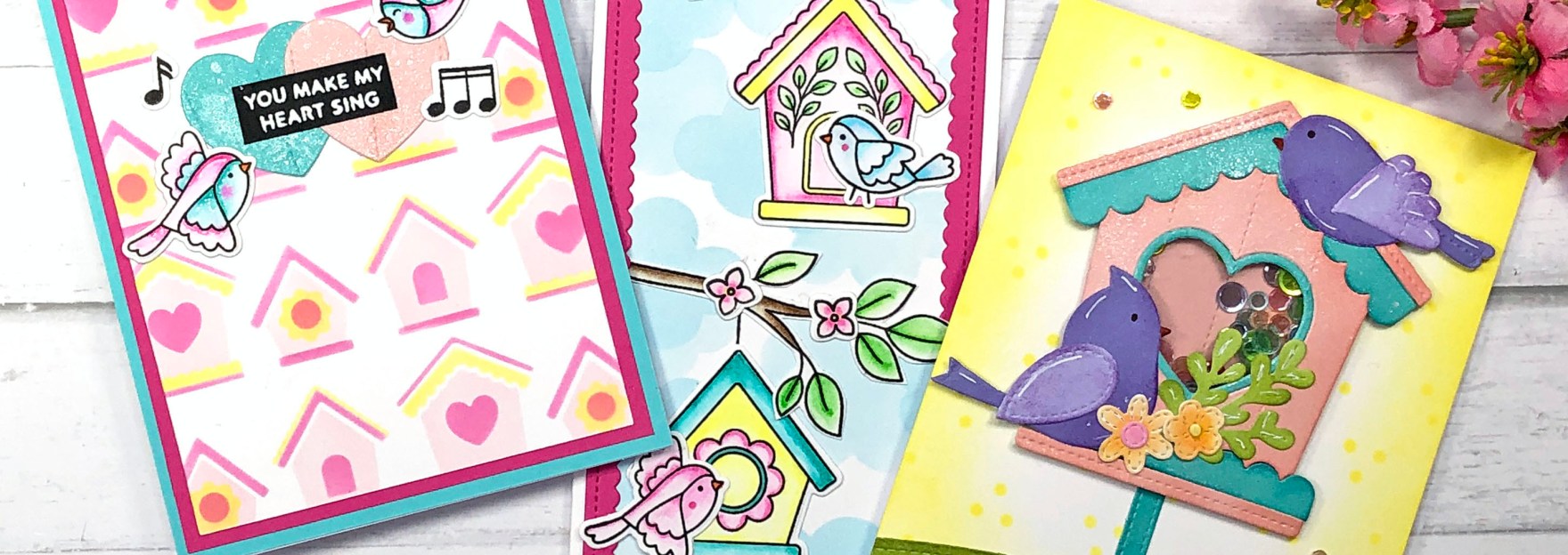 Birdhouse Cards | Pretty Pink Posh Blog Hop – Lisa Mears Designs