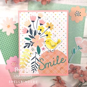 Spellbinders Card Kit – May 2023 – Spreading Happiness – 5 Cards – Lisa ...