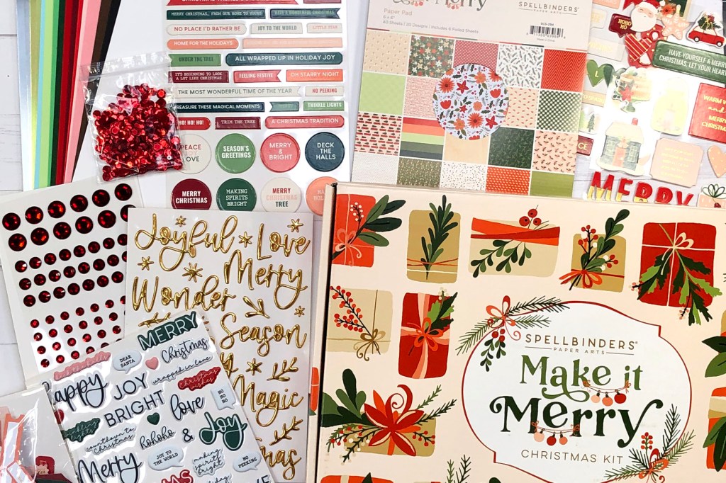 Spellbinders Make it Merry Christmas Card Kit – Lisa Mears Designs