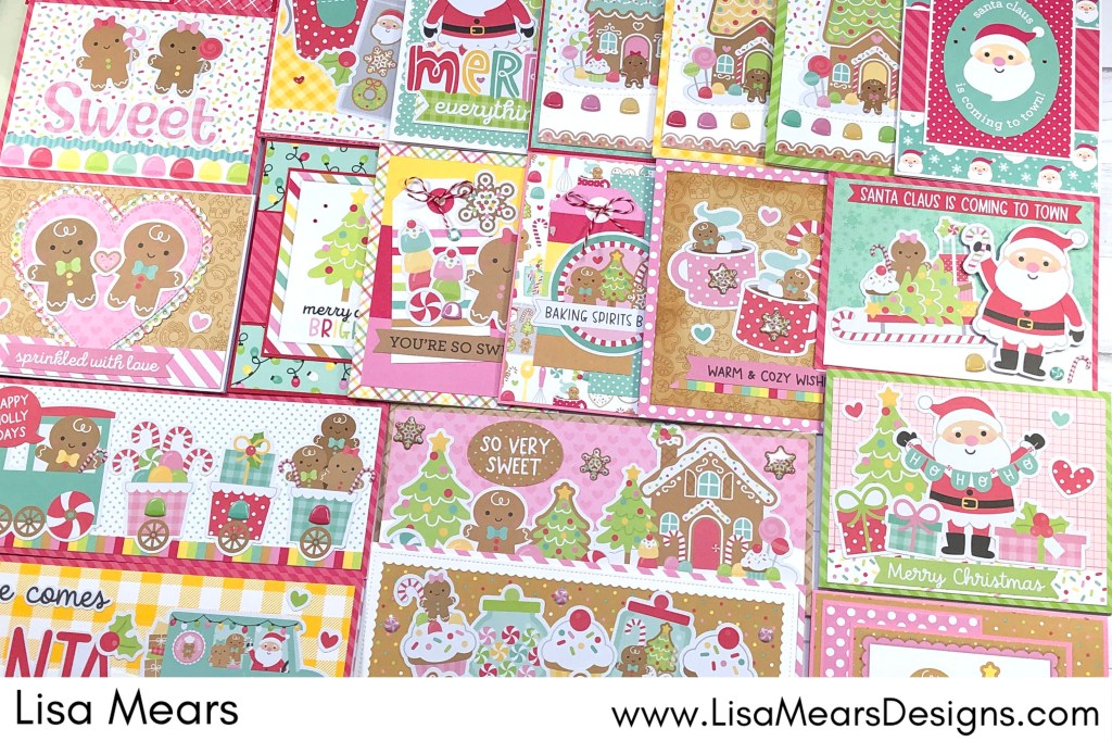 20 Christmas Cards | Doodlebug Design – Gingerbread Kisses Collection ...