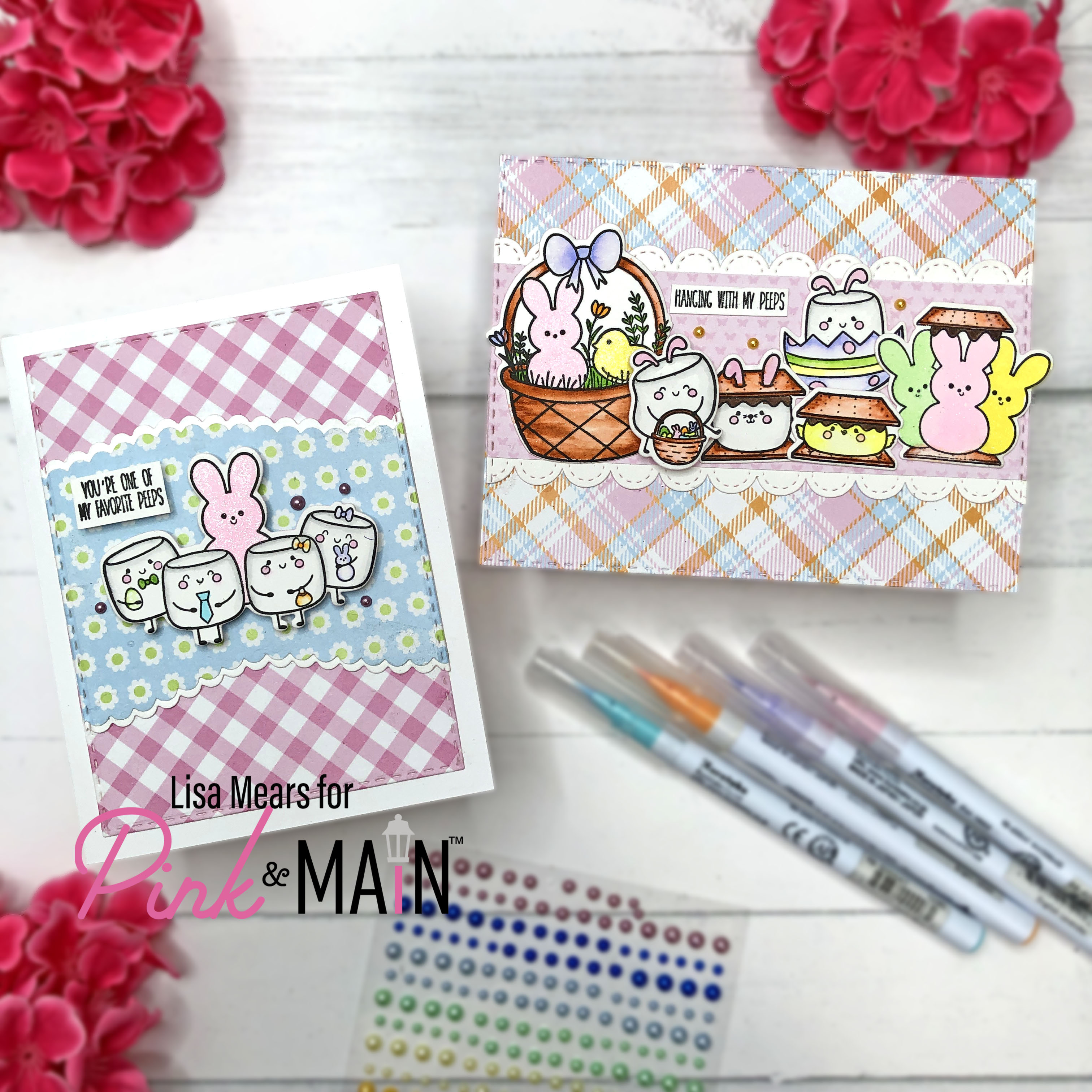 Pink and Main February 2024 Release & Easter Peeps Cards – Lisa Mears ...
