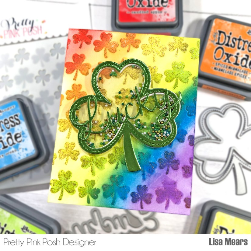 Rainbow Shamrock Shaker Card For Saint Patrick’s Day | Pretty Pink Posh ...