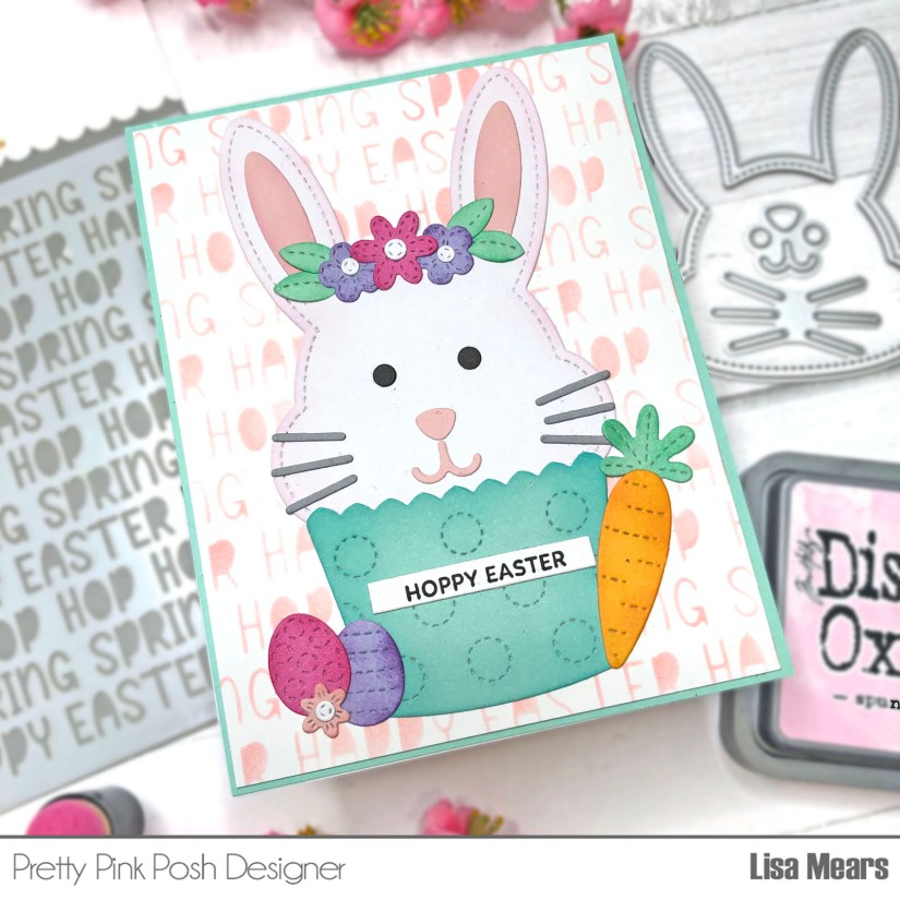 Easter Bunny Cupcake Card | Pretty Pink Posh – Lisa Mears Designs