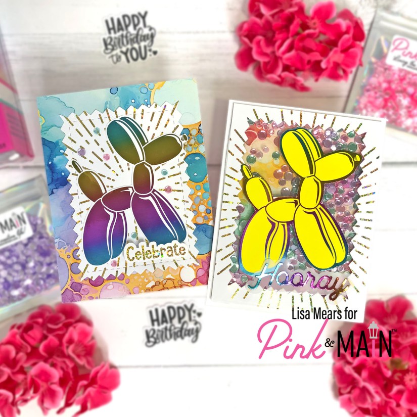 Pink and Main 10th Birthday Release & Animal Balloon Birthday Cards ...
