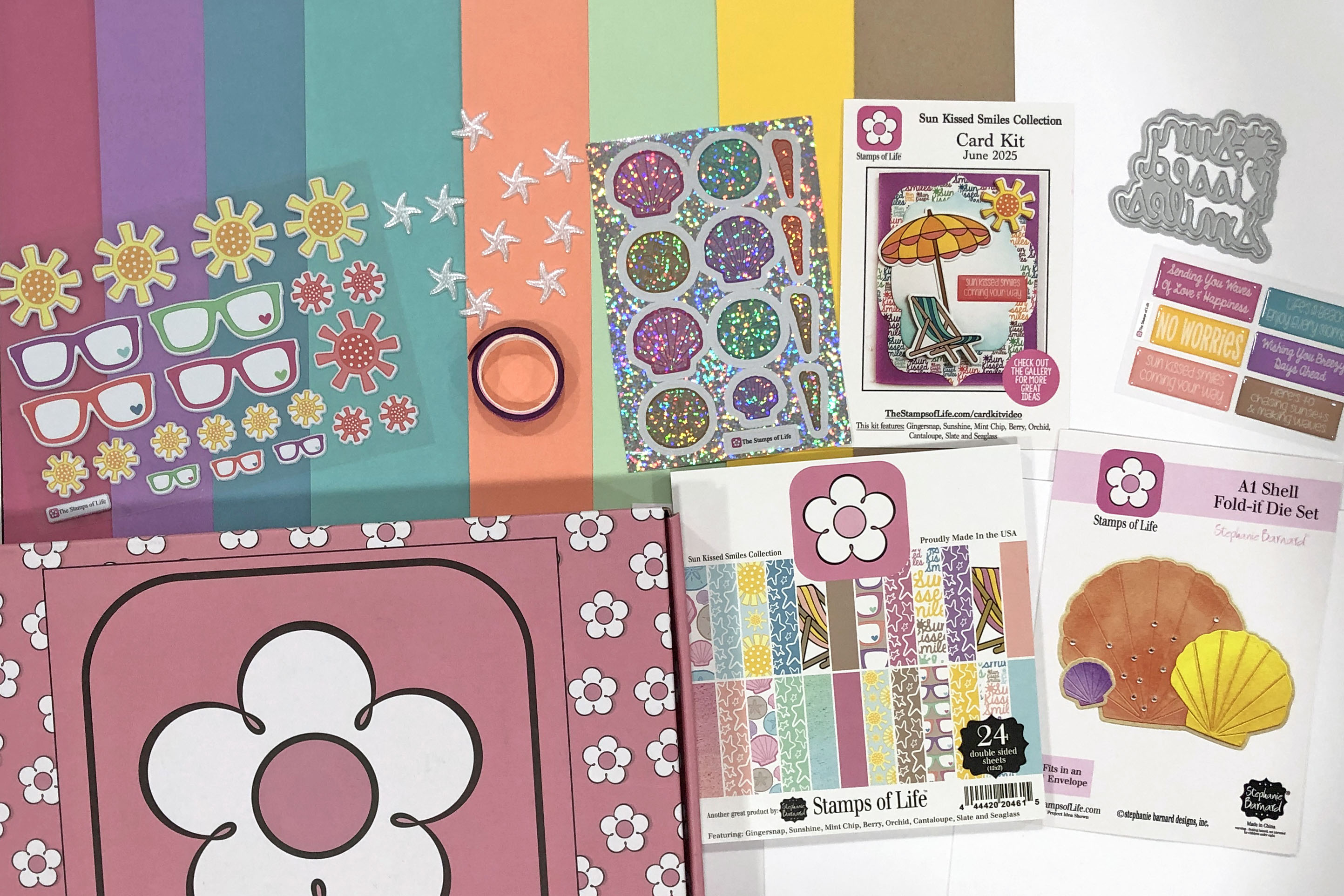 The Stamps of Life June 2025 Club Kits | Beach Time – Lisa Mears Designs