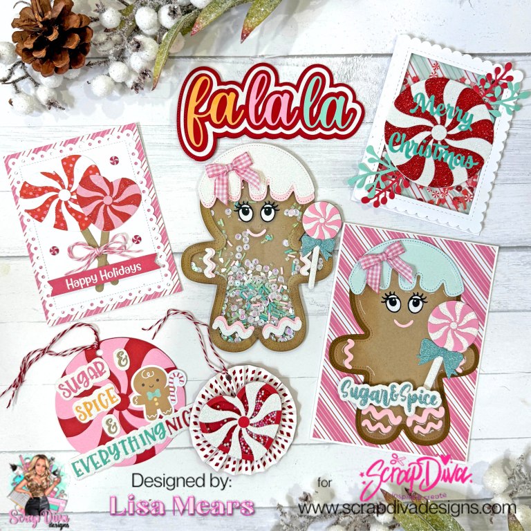 Christmas Cards | Scrap Diva Designs October 2025 Release – Lisa Mears ...