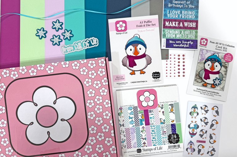 The Stamps of Life January 2026 Club Kits | Puffin Love – Lisa Mears ...